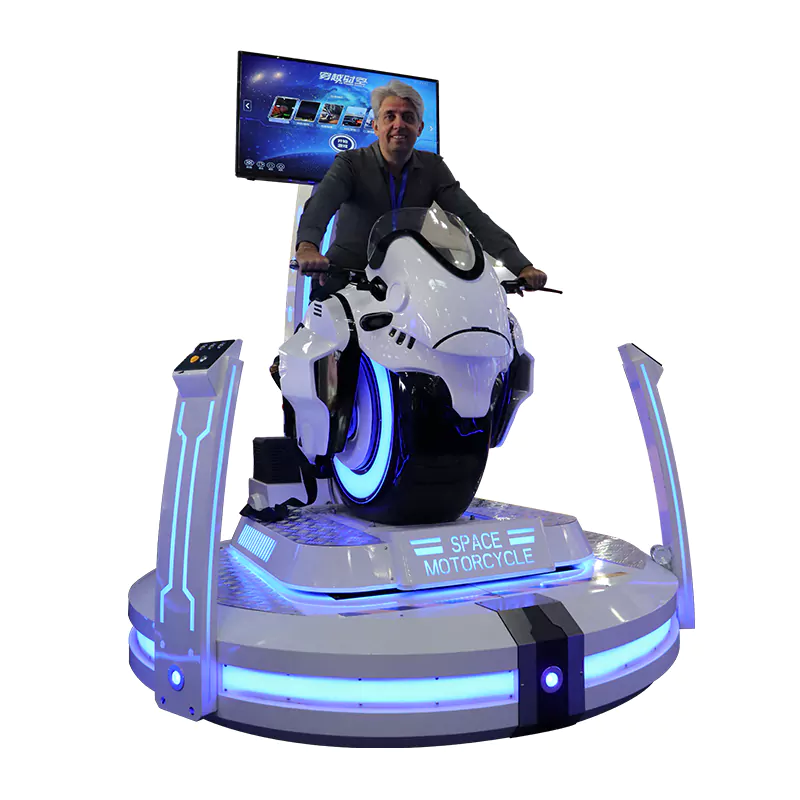 VR Motorcycle Simulator | Motion-Activated Racing Experience - Vartvr