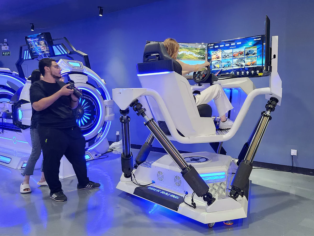 3-Screen Racing Simulator | 3 Screen Racing Car - Vartvr