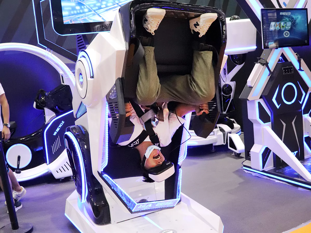 360° VR Motion Chair | Full-Rotation Haptic Gaming Seat - Vartvr
