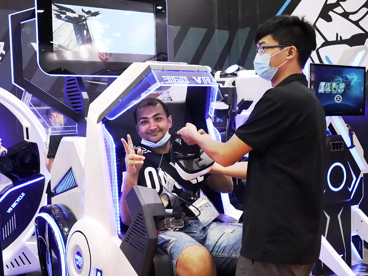 360° VR Motion Chair | Full-Rotation Haptic Gaming Seat - Vartvr