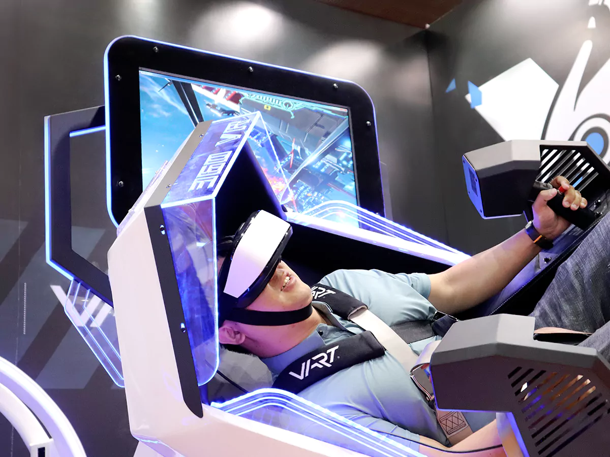 360° VR Motion Chair | Full-Rotation Haptic Gaming Seat - Vartvr