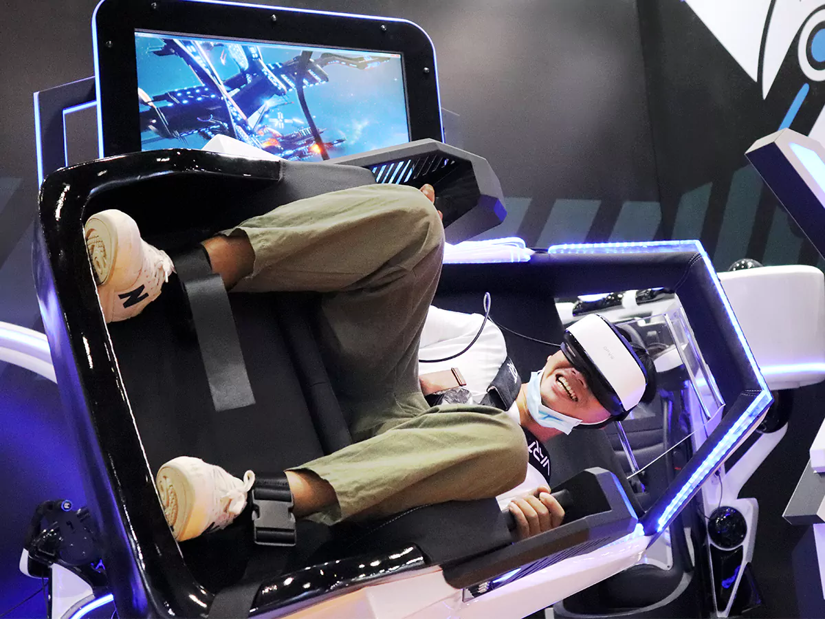 360° VR Motion Chair | Full-Rotation Haptic Gaming Seat - Vartvr