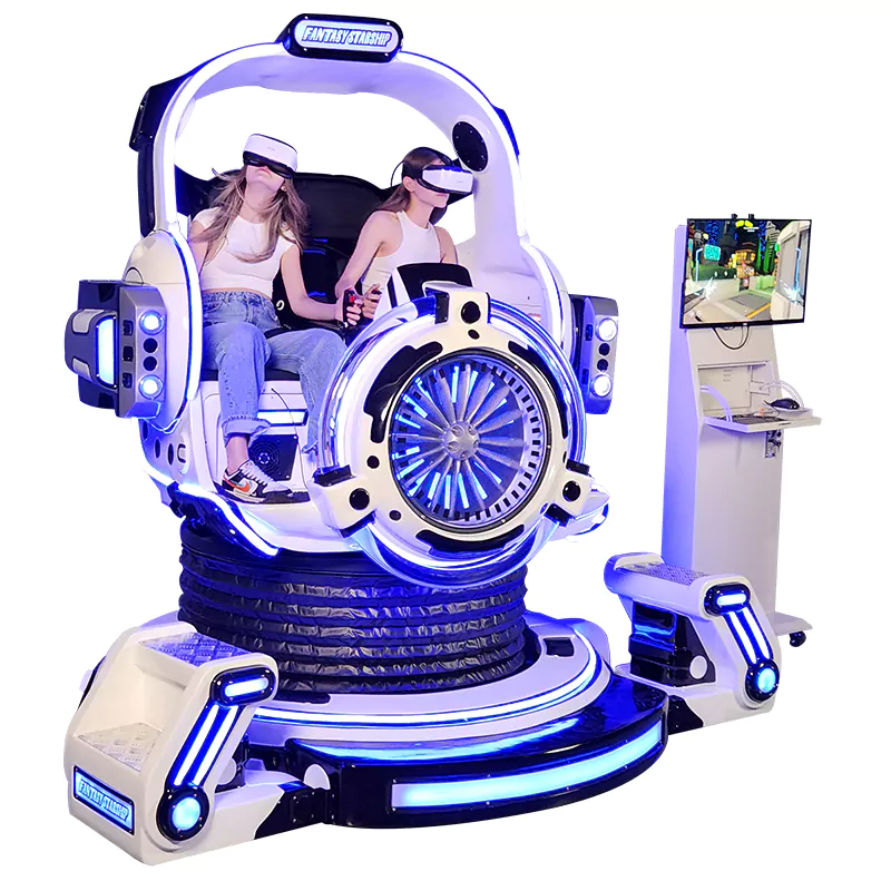 VR UFO 2 Seats | VR Spinning Flying Saucer Simulator Supplier - Vartvr