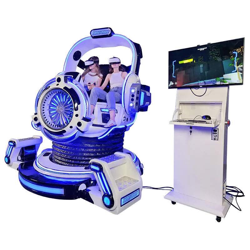 VR UFO 2 Seats | VR Spinning Flying Saucer Simulator Supplier - Vartvr