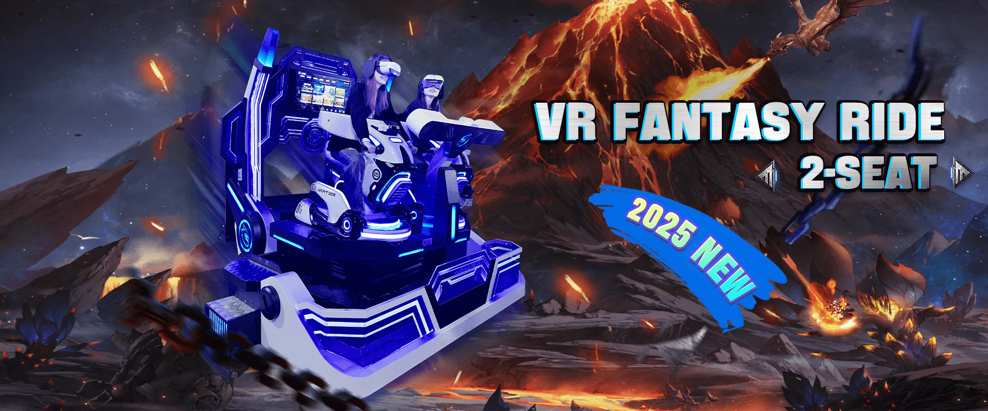 VR Motorcycle | 9D Motion & Haptic Effects - Vartvr